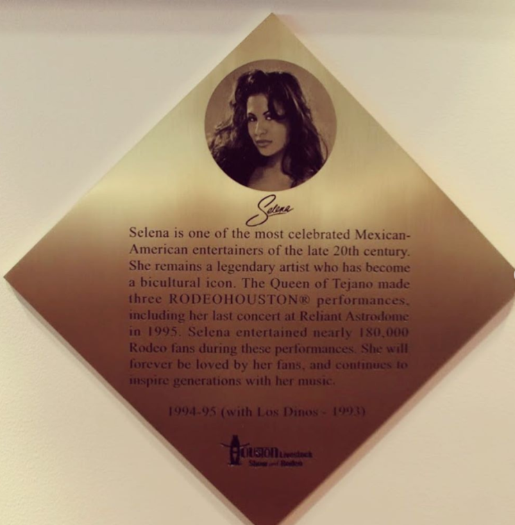 Selena Is First Latina Inducted To Houston Rodeo Star Trail Of Fame