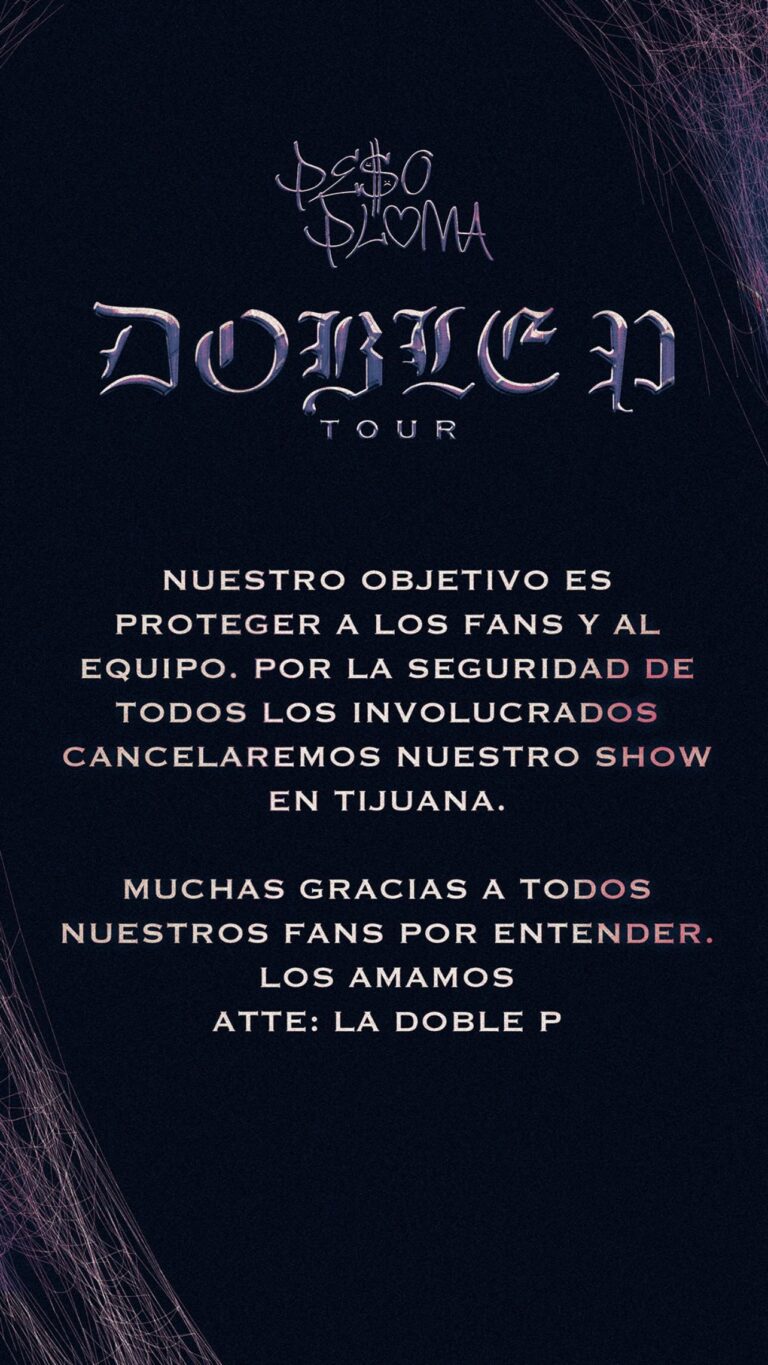 Peso Pluma Cancels Tijuana Show After Death Threats